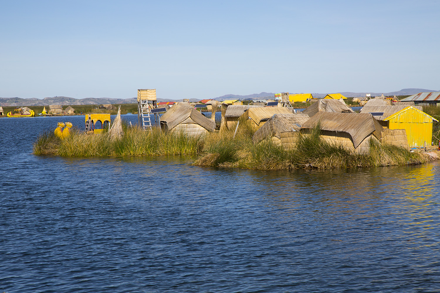 Lake Titicaca and its floating islands, the Uros Islands, as witnessed ...