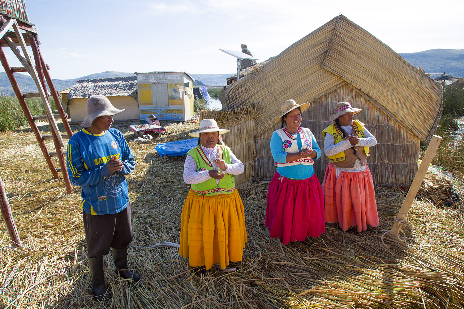 Lake Titicaca and its floating islands, the Uros Islands, as witnessed ...