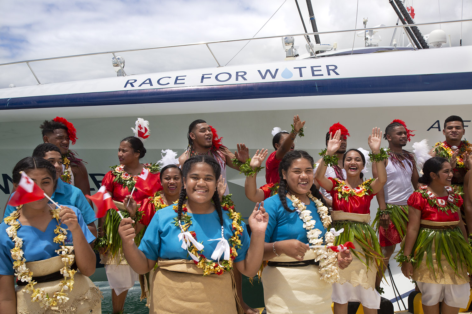Accueil officiel aux Tonga - Race For Water